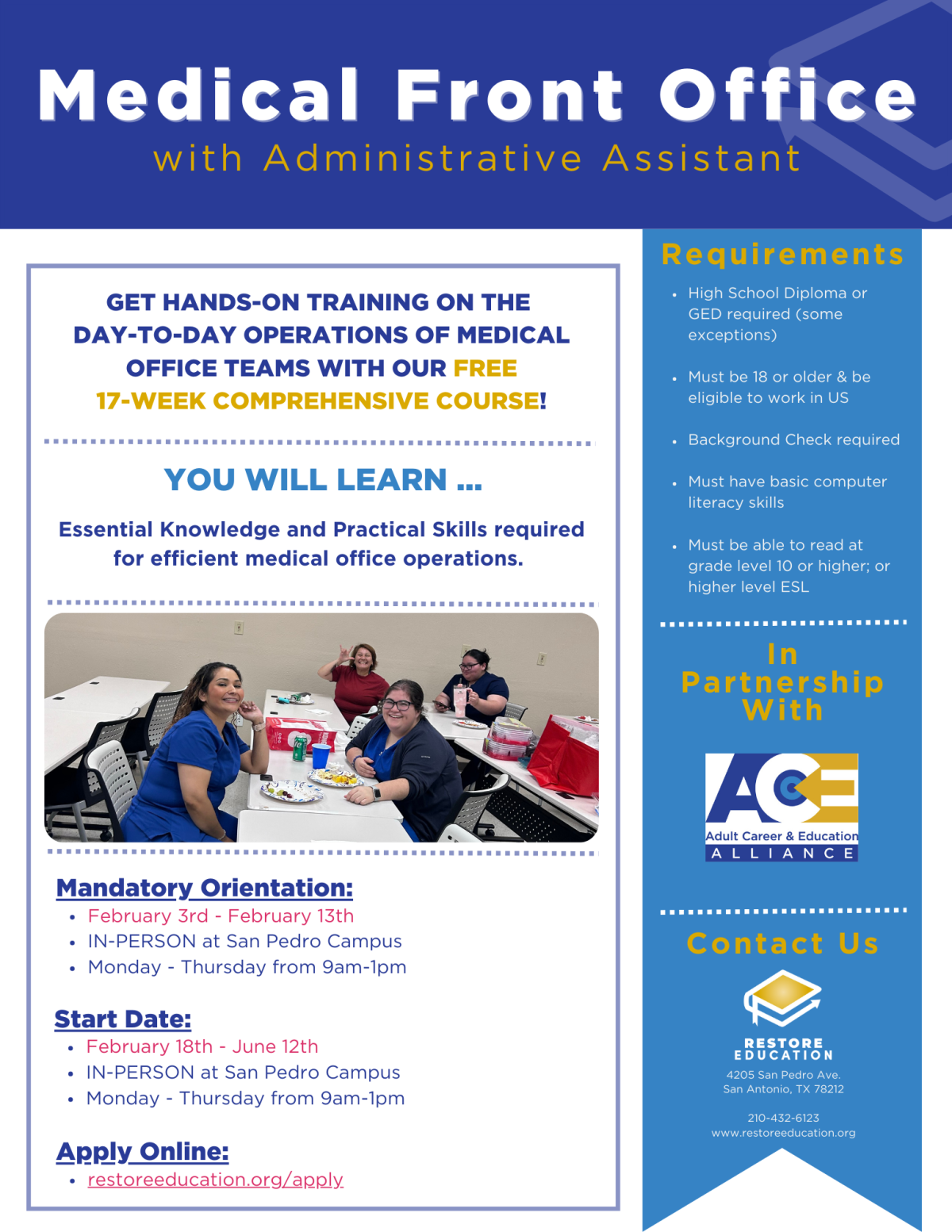 Career Readiness & Training - Restore Education